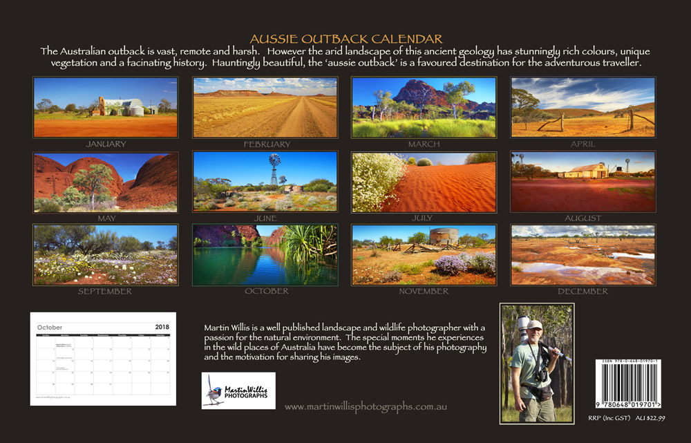 Buy Australian Birds & Parrots Calendars Online - Martin Willis Photographs