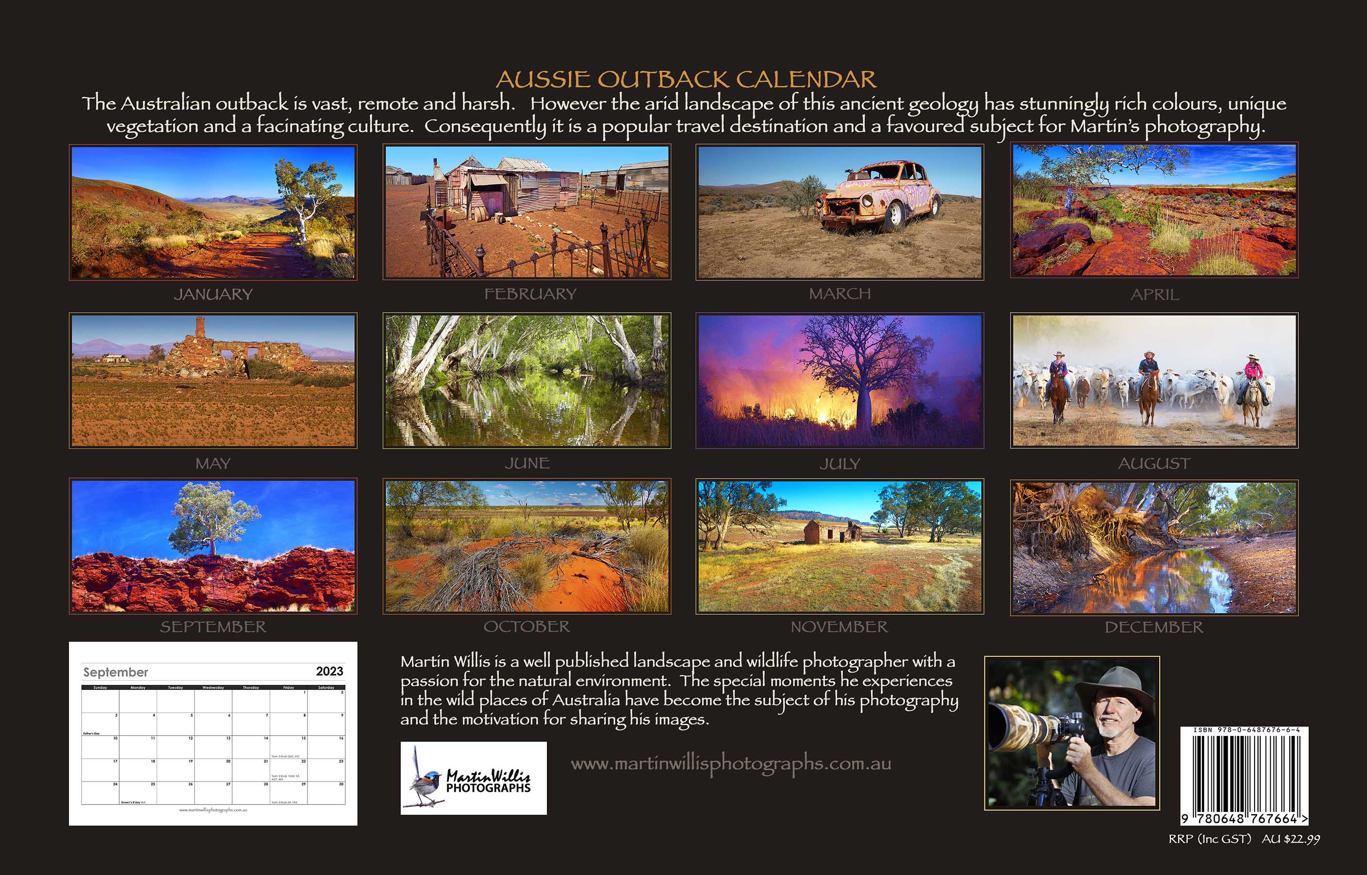 Buy Australian Birds & Parrots Calendars Online - Martin Willis Photographs